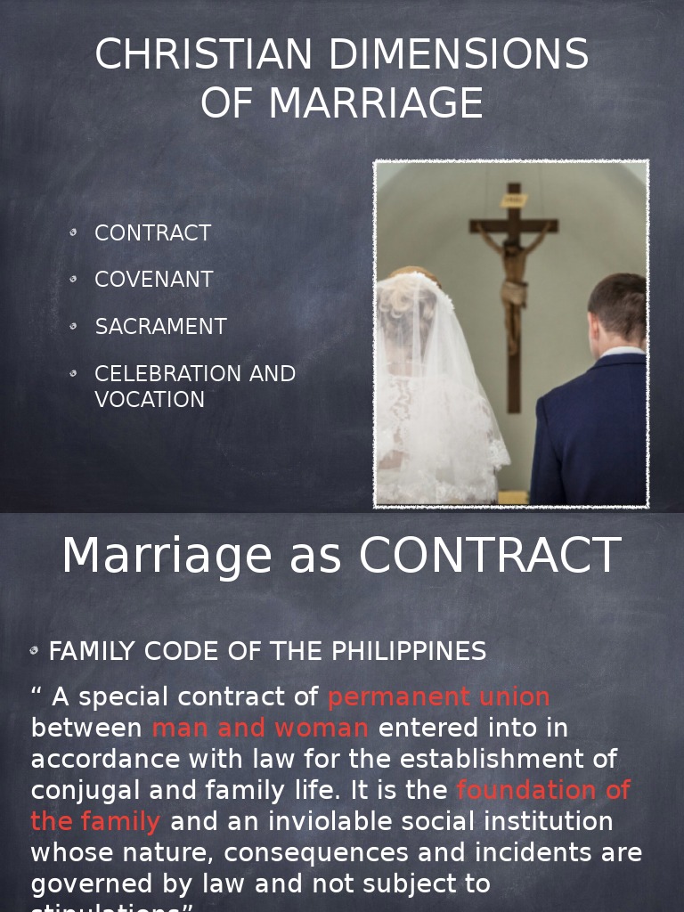Lesson 1 Christian Dimensions of Marriage | PDF | Marriage | Catholic ...
