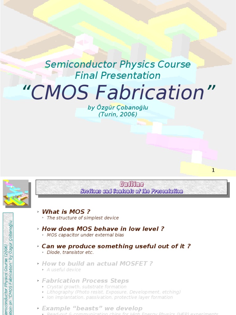 CMOS Fabrication Process | PDF | Mosfet | Semiconductor Device Fabrication