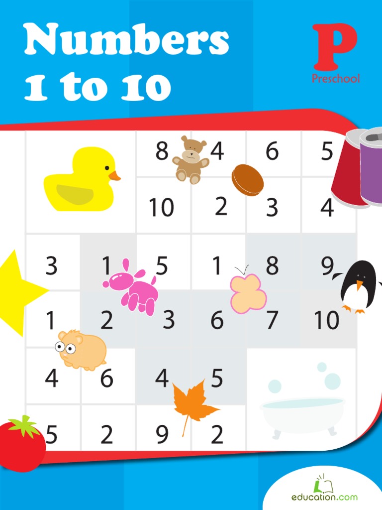 Numbers 1 10 Workbook PDF | PDF