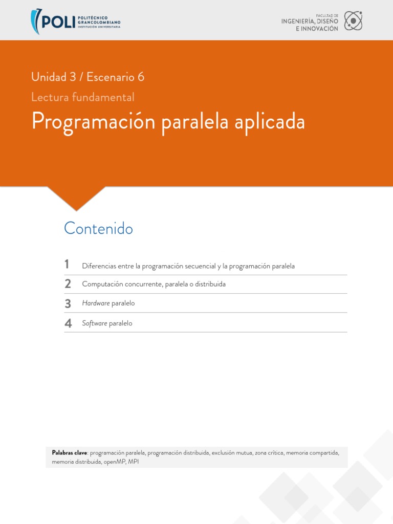 Programacion Paralela Aplicada 6 Pdf Interfaz De Paso De Mensajes 