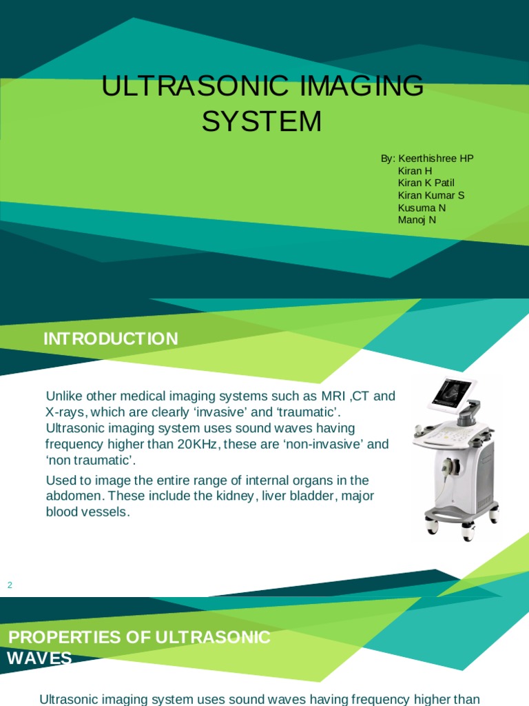 A Comprehensive Overview of Ultrasonic Imaging Systems: Exploring their ...