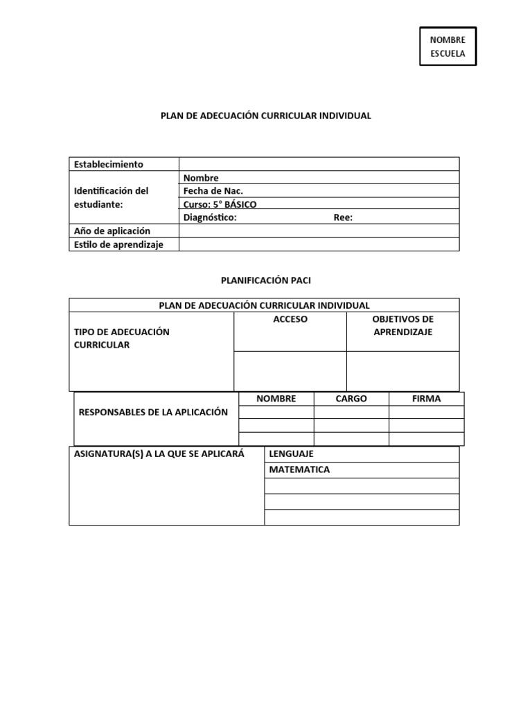 PACI 5° | PDF | Fracción (Matemáticas) | División (Matemáticas)