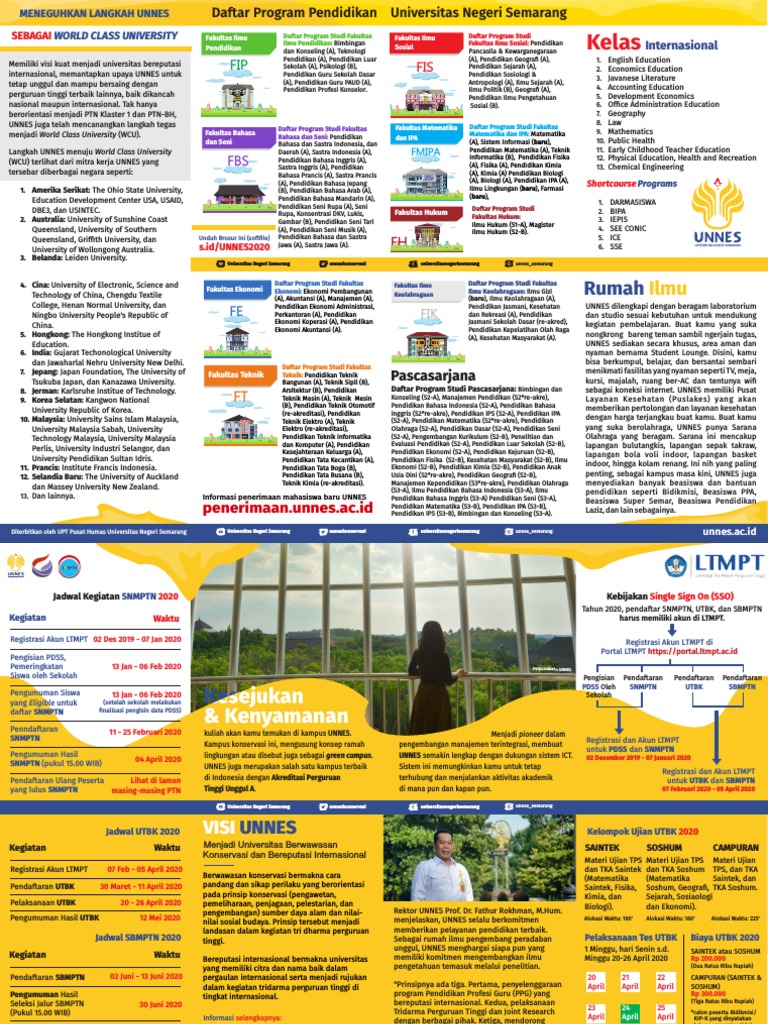 Brosur Unnes 2020 | PDF