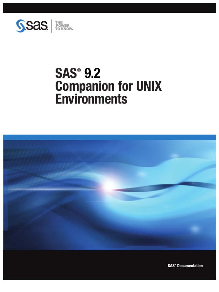 Sas 92 Companion For Unix Environments Pdf Command Line Interface