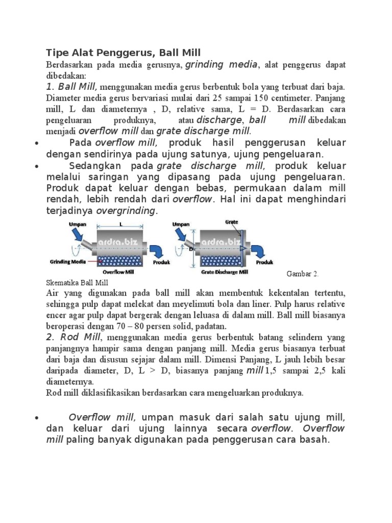 Tipe Alat Penggerus | PDF