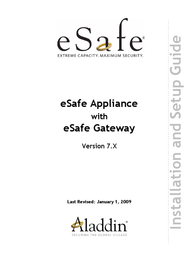 Esafe Appliance Esafe Gateway: Last Revised: January 1, 2009 | PDF | Port (Computer Networking ...