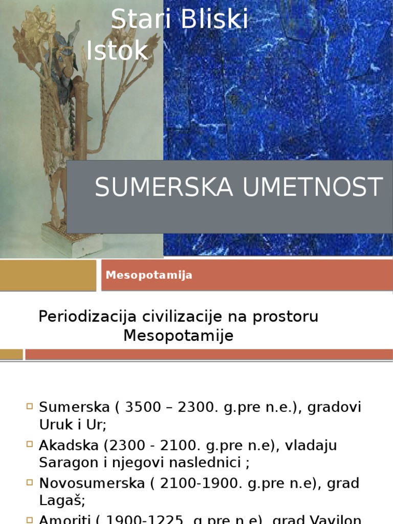 Sumerska umetnost i civilizacija | PDF | Archaeology Of Iraq | Ancient ...
