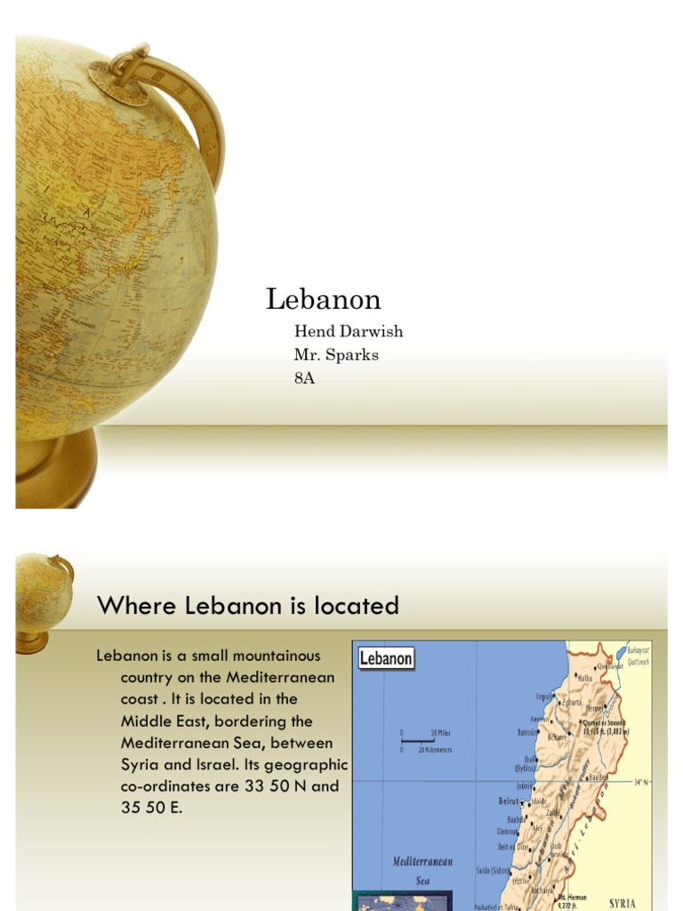 Lebanon Powerpoint 1202195390444864 2 | PDF | Lebanon | Beirut