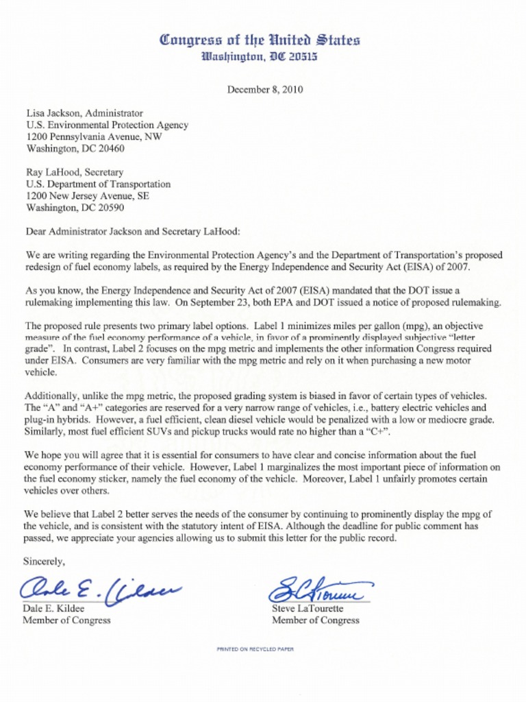 Epa Dot Fe Labeling | PDF | Fuel Economy In Automobiles | Wheeled Vehicles