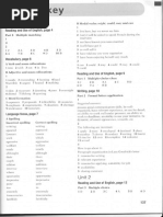 Answer Key Complete Advanced Student Book | PDF