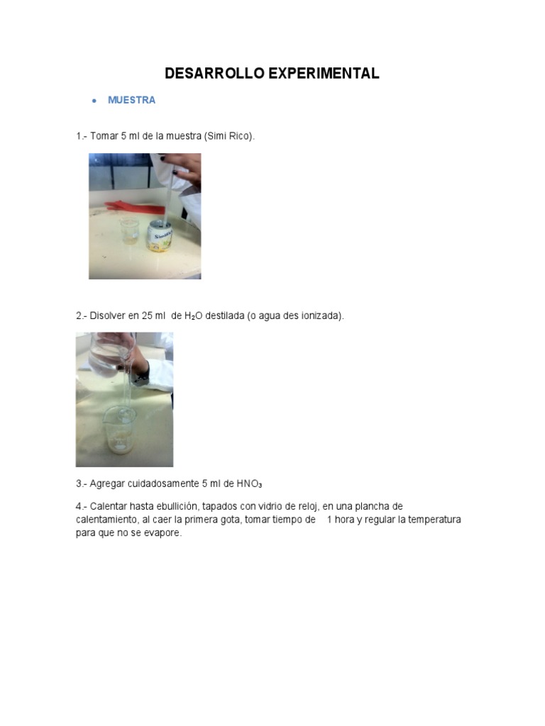 Análisis de Magnesio en Simi Rico | PDF | Espectroscopia ...