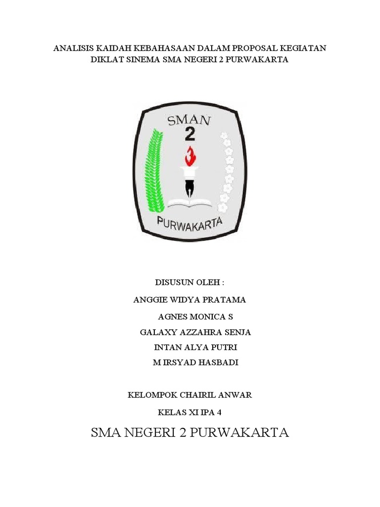 Analisis Kesalahan Proposal Pdf Seni Disiplin Bahasa