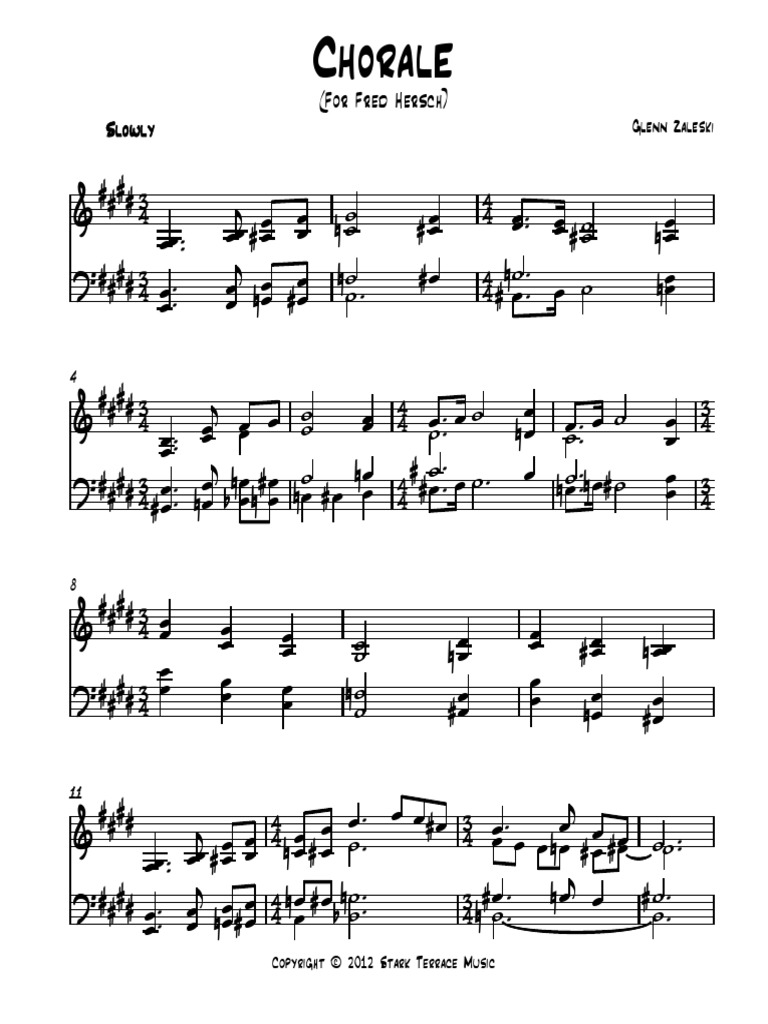 Chorale | PDF