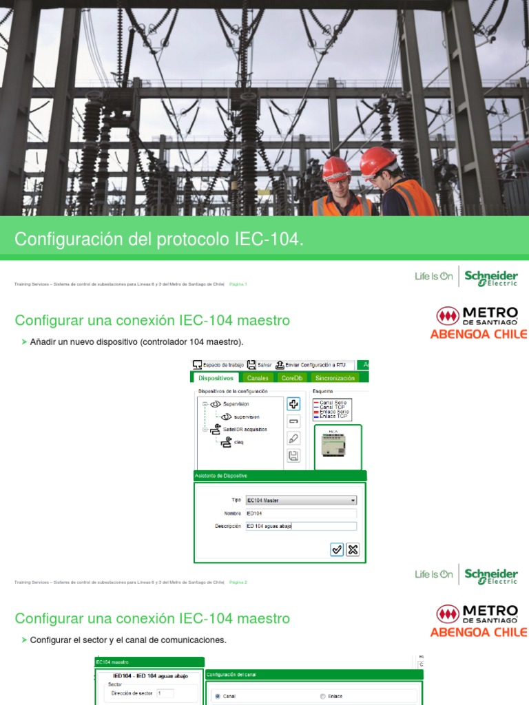 Configuración IEC-104 Metro Santiago | PDF | Protocolos de ...