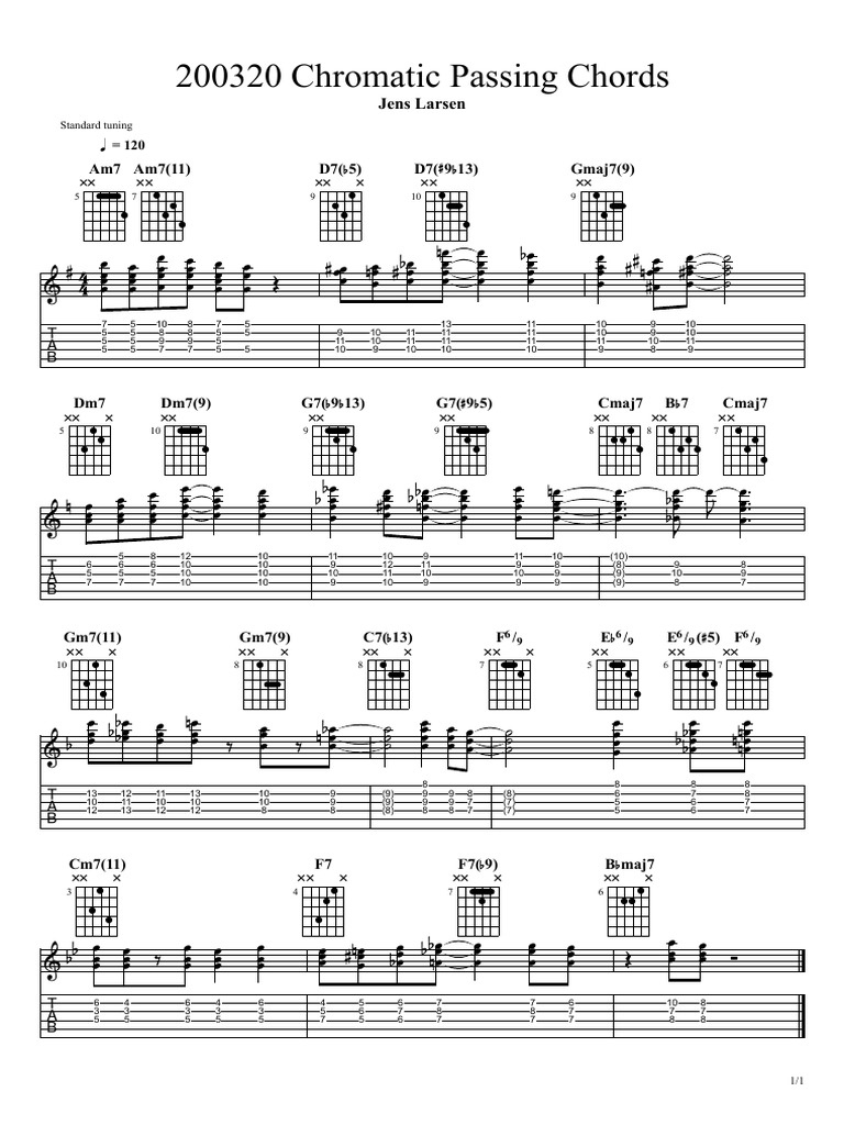 Chromatic Passing Chords PDF | PDF | Échecs