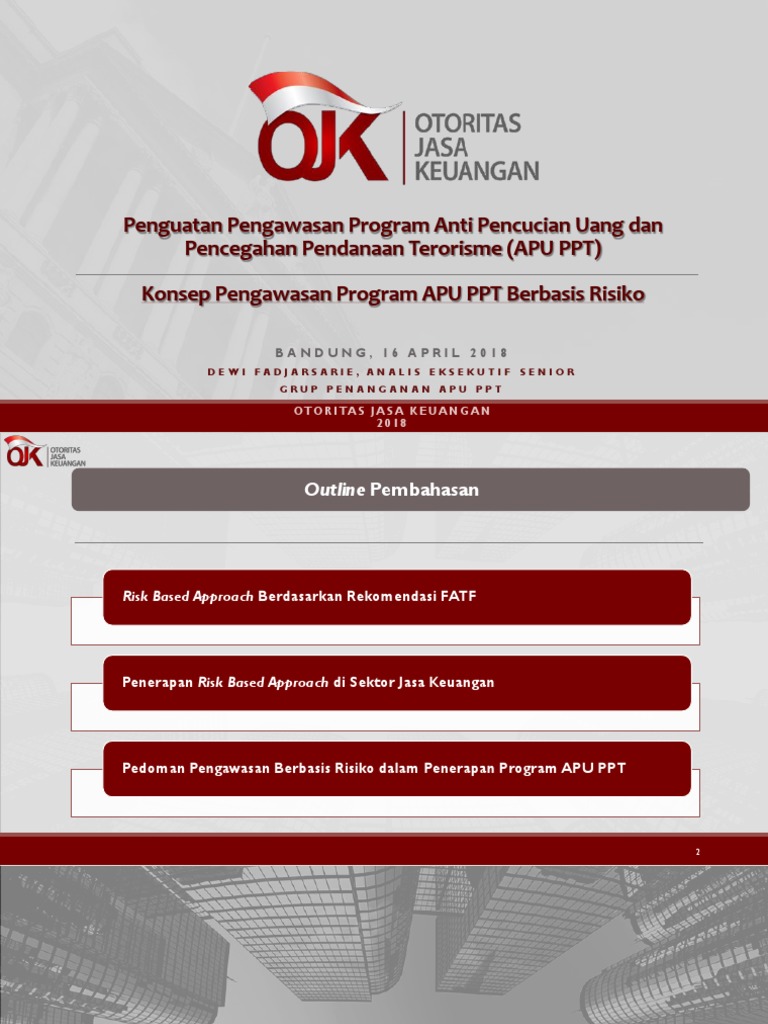 Risk Based APU PPT Program Supervision Guidelines | PDF | Financial ...