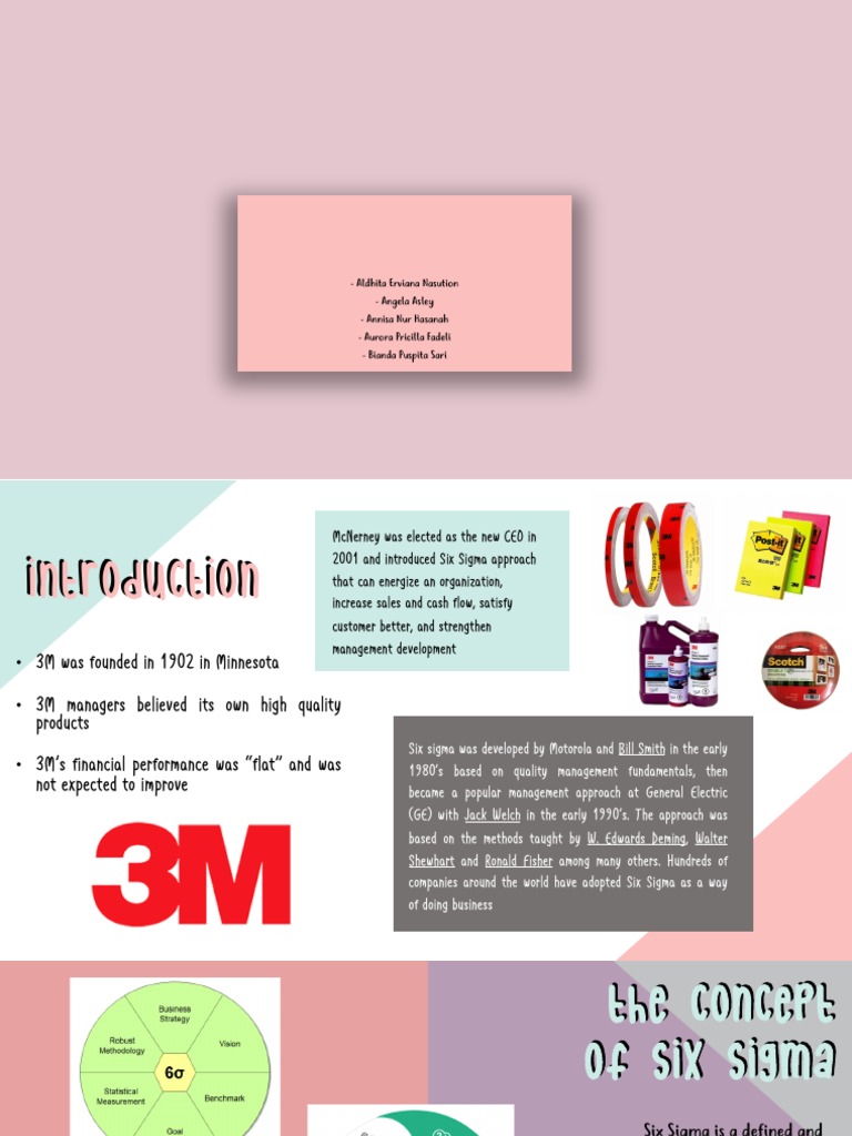 Om - 3M Case | PDF | Six Sigma | Lean Manufacturing