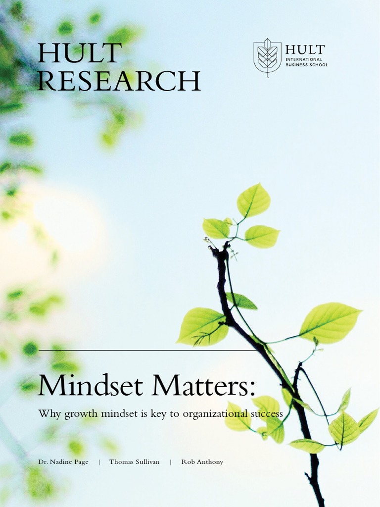 Mindset Matters | PDF | Mindset | Leadership