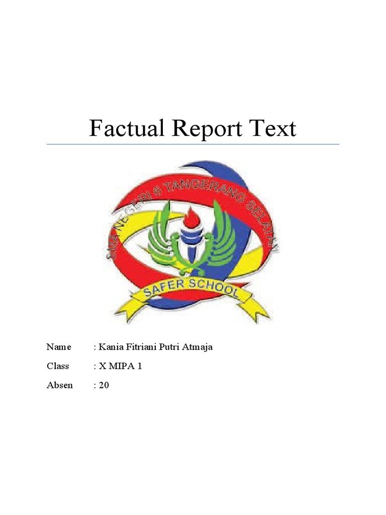 Factual Report Text Laptop | PDF