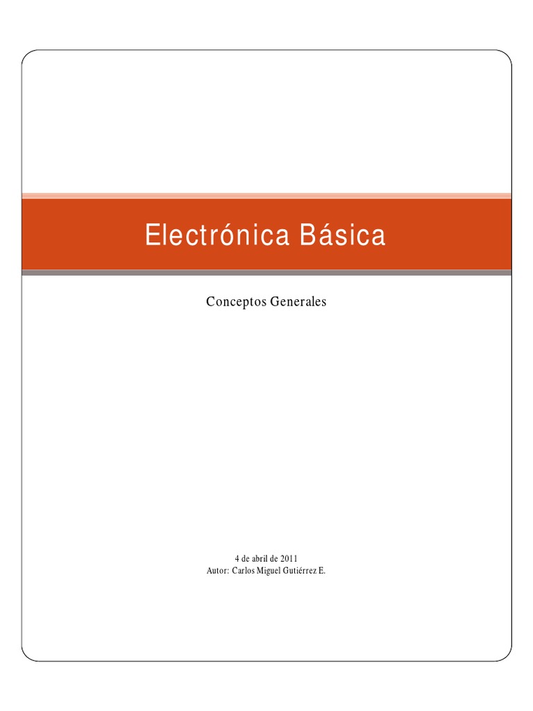 Electronica Basica PDF | Descargar gratis PDF | Transistor | Diodo
