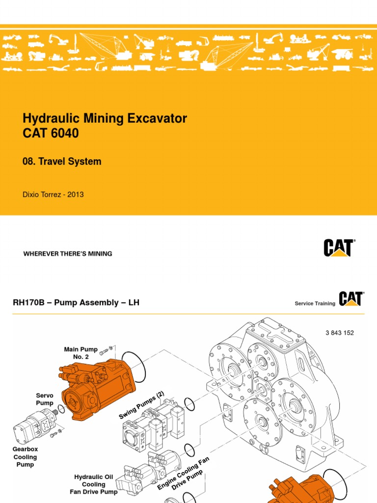 008 - CAT-6040 - Travel System | PDF | Valve | Pump