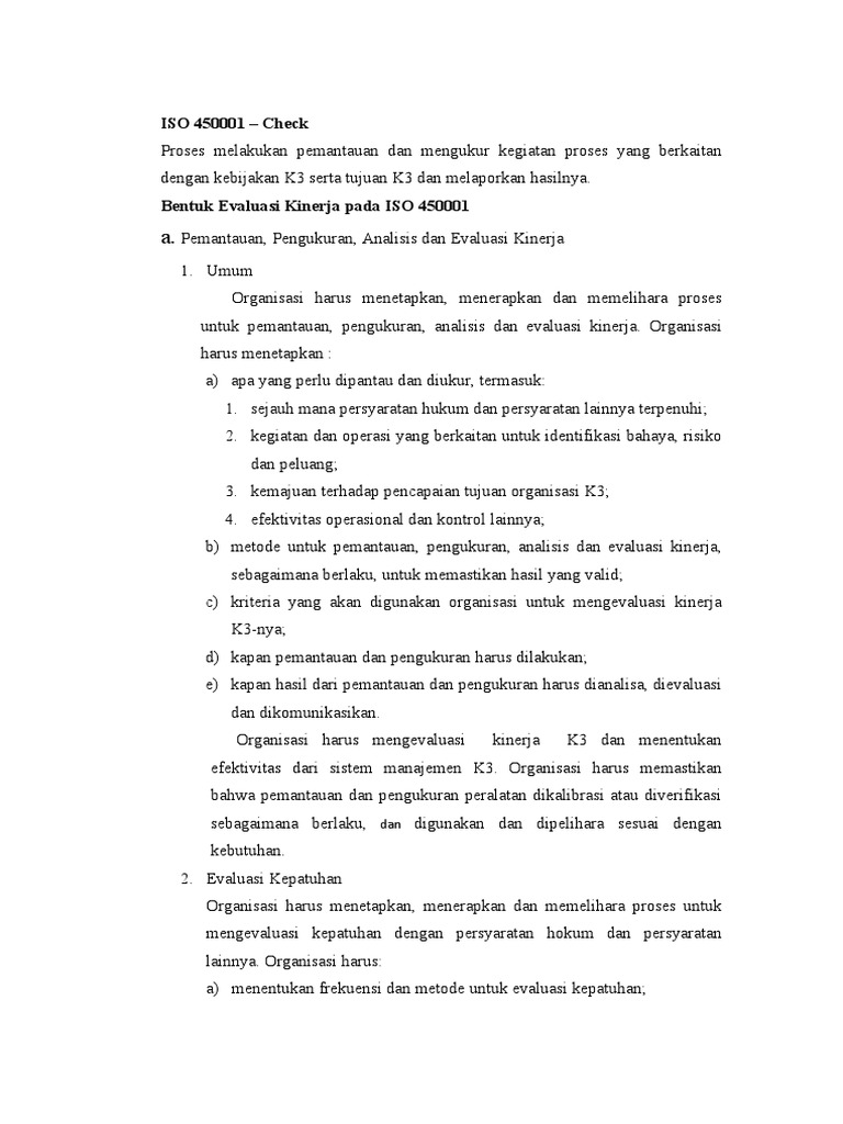 Iso 450001-Check | PDF