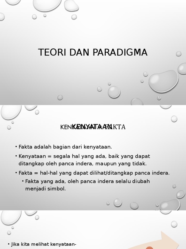 Kuliah 4 - Memahami Teori Dan Variasi Paradigma | PDF