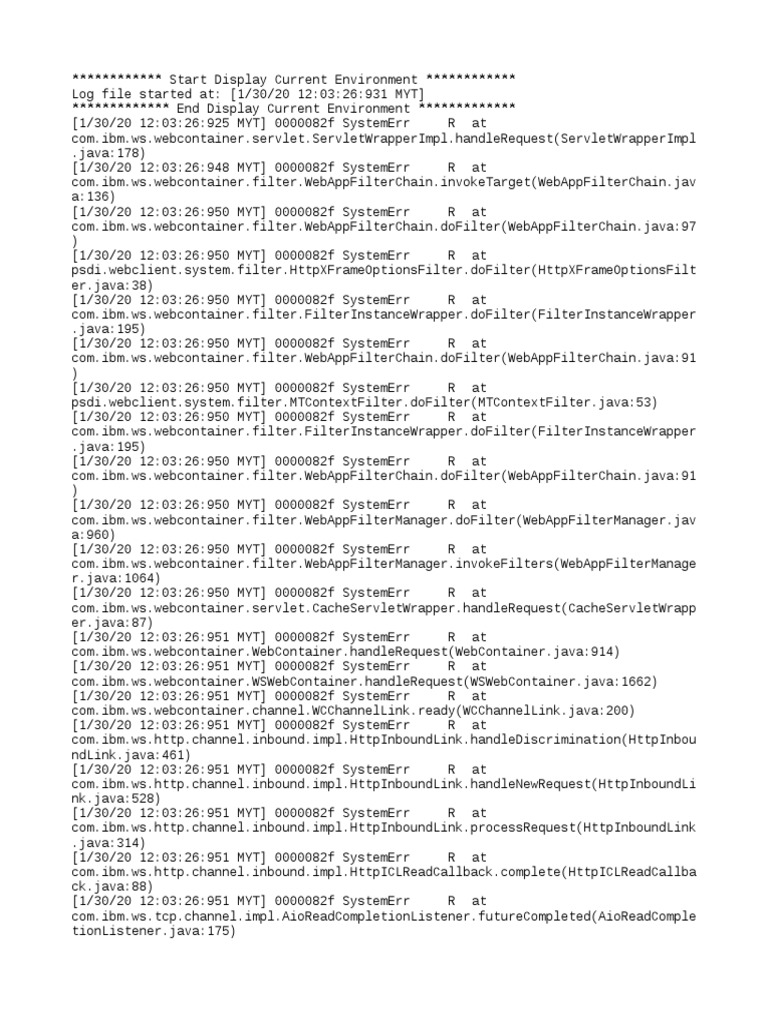 System Error Log | PDF | Data Management | Computing