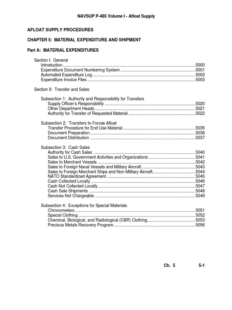 P485 Vol1 p2 | PDF | Receipt | Cargo