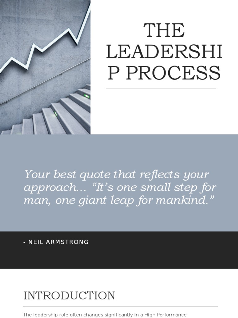 Steps in the Leadership Process | PDF | Leadership | Business