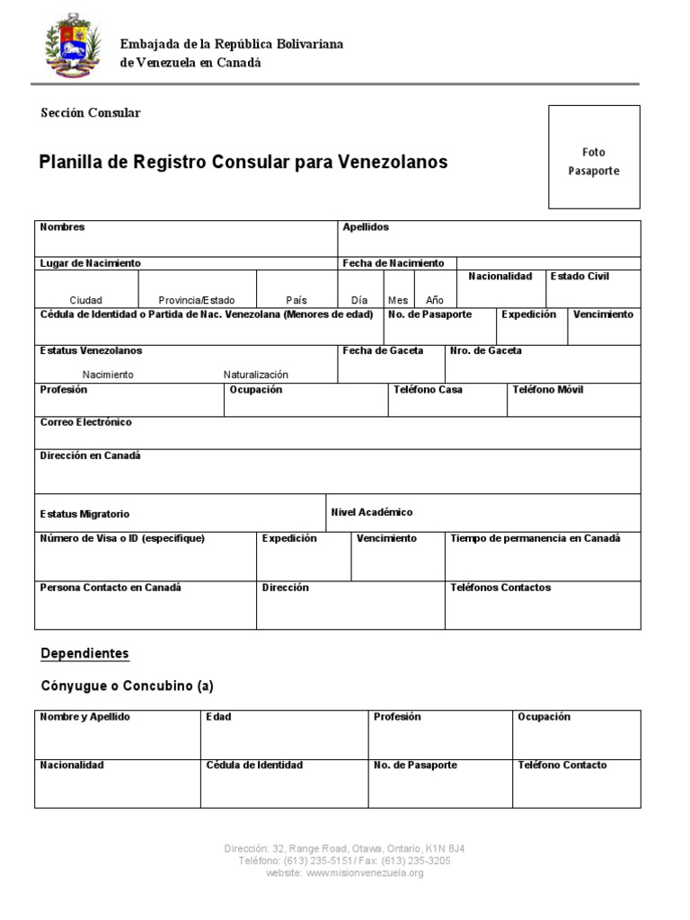 Registro Consular PDF | PDF | Gobierno y personalidad | Science