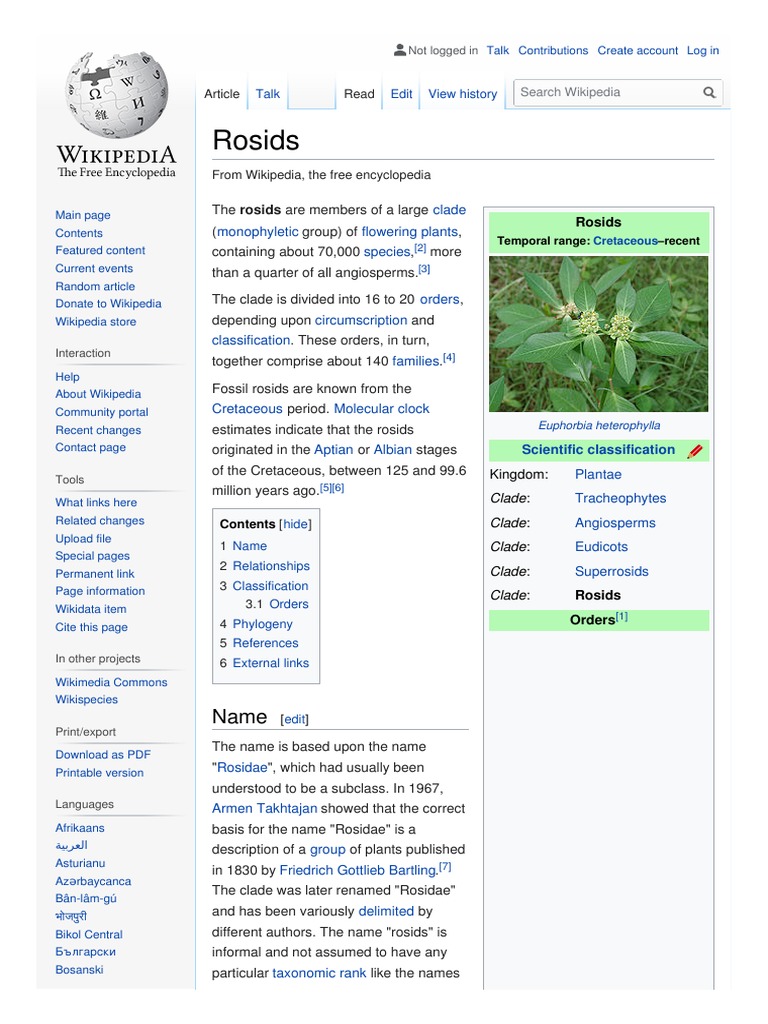 Rosids | PDF | Organisms | Plants