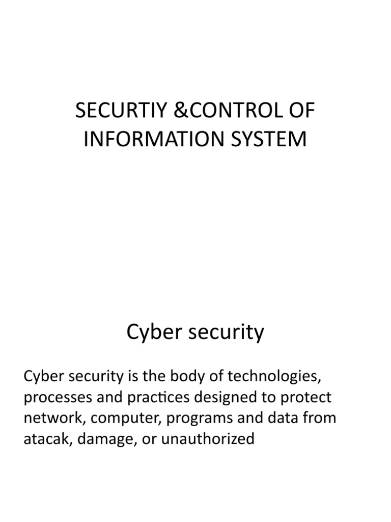 Presentation MIS | PDF | Computer Security | Security
