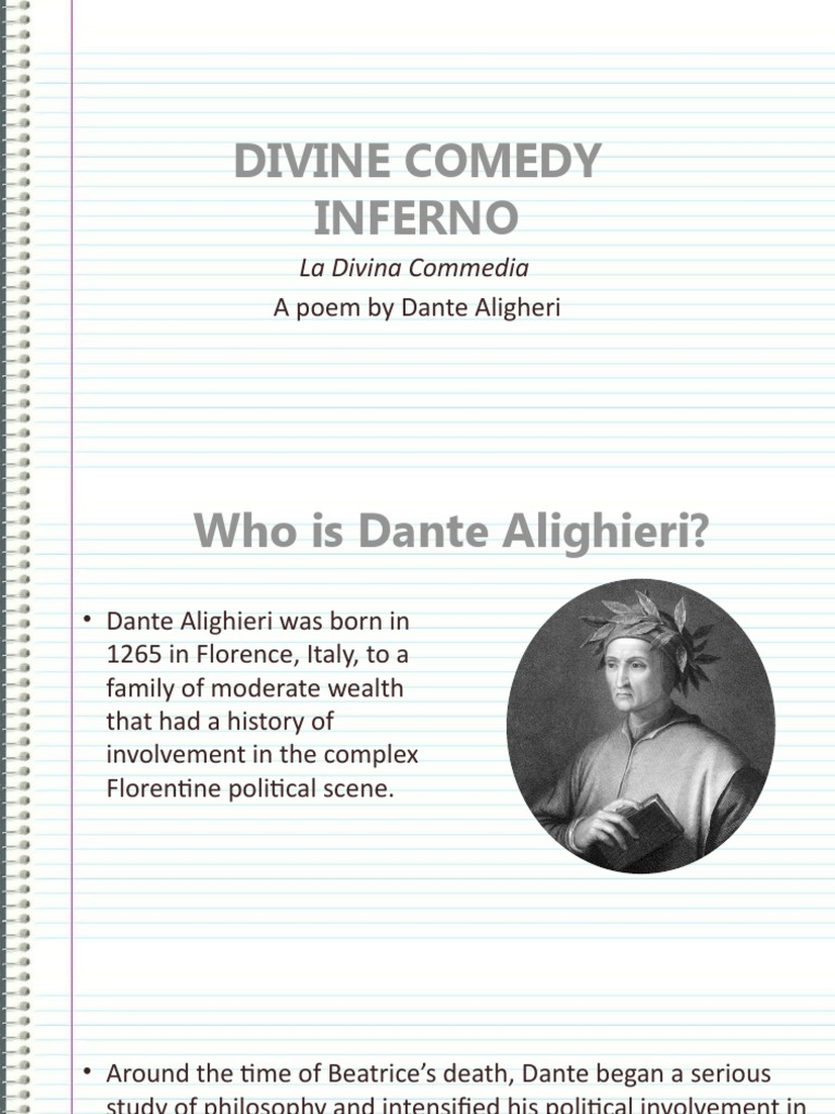 Q4 L1 Divine Comedy | PDF | Divine Comedy | Inferno (Dante)