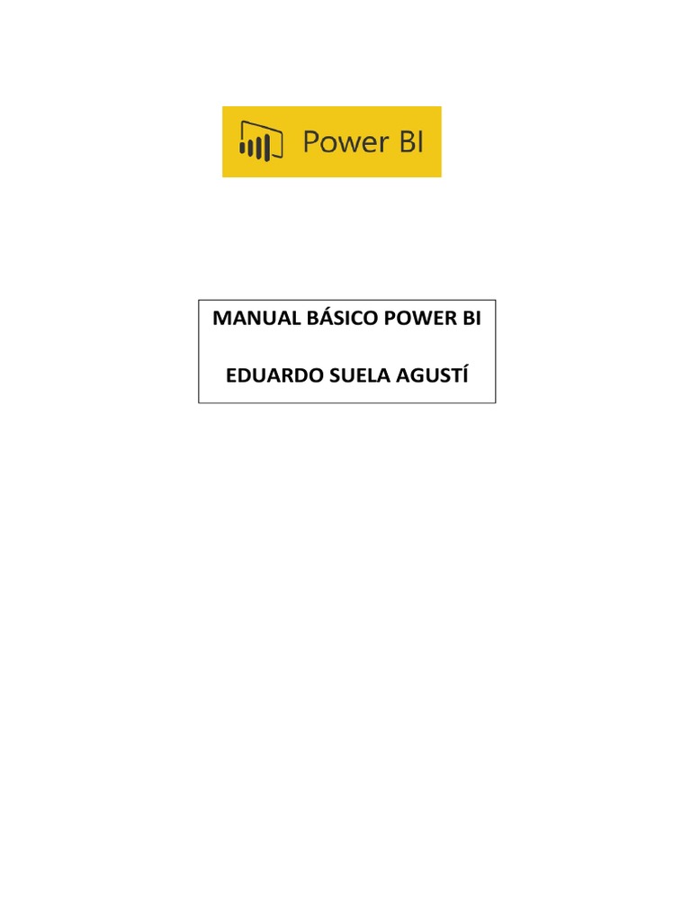 Manual Básico Power BI | PDF | Matriz (Matemáticas) | Microsoft Excel