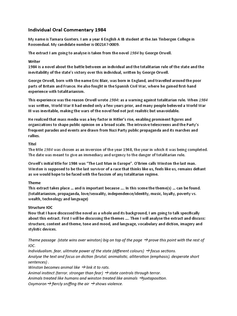 IOC Preparation 1984 | PDF | Unrest