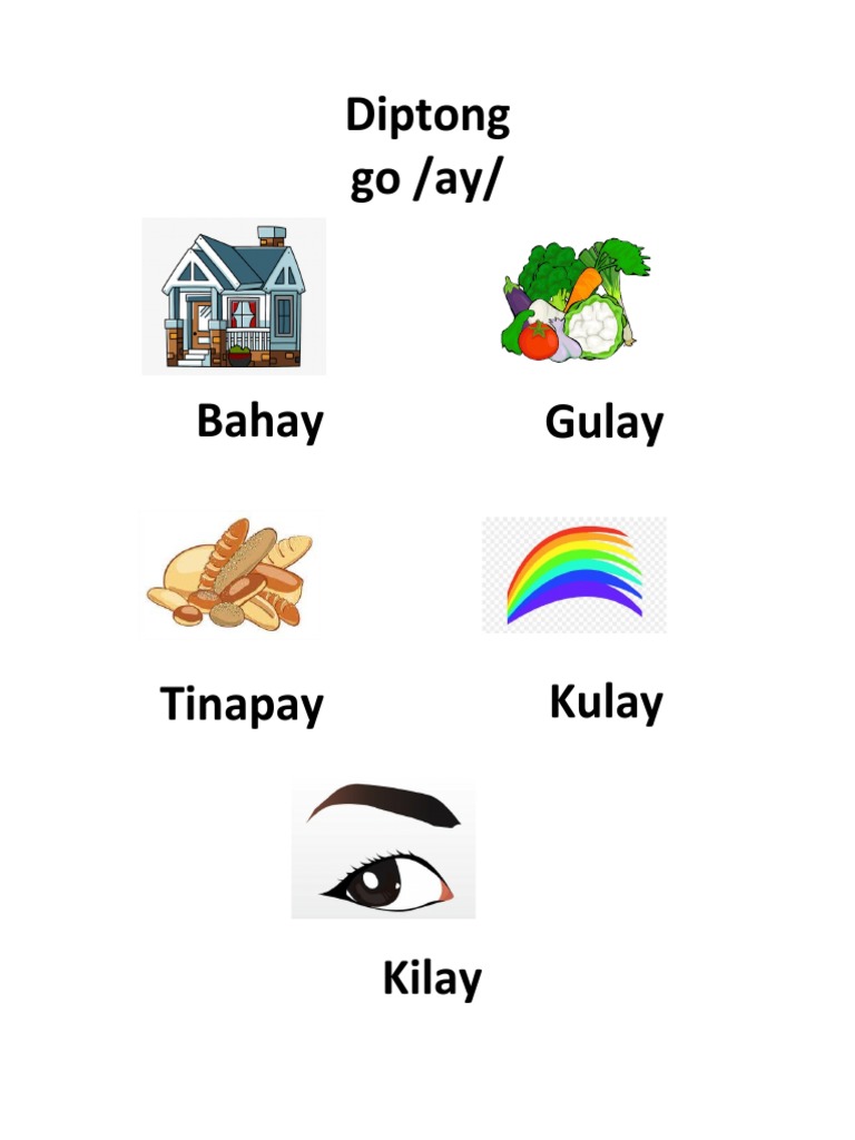 Diptonggo - Ay at - Oy | PDF