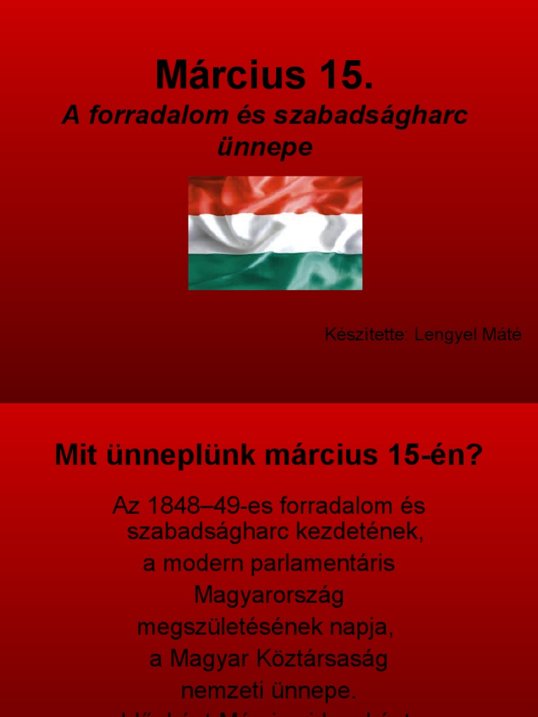 Március 15 | PDF