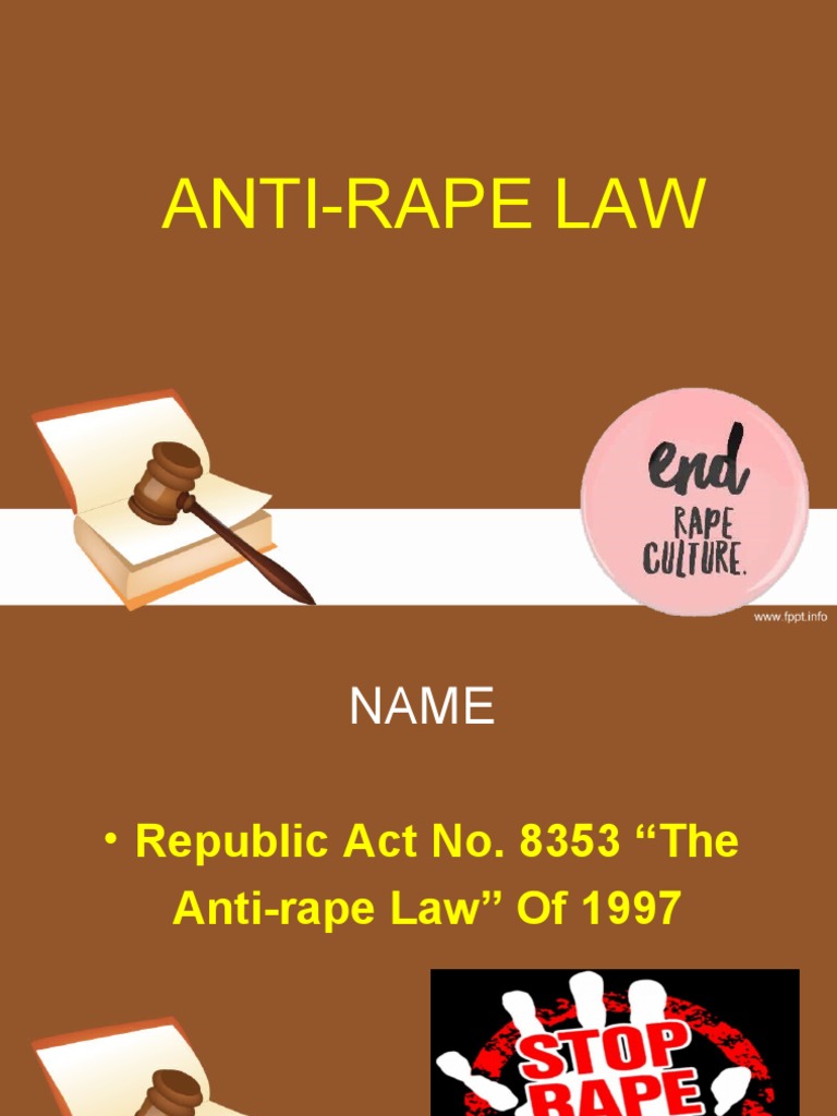 Anti Rape Law | PDF | Rape | Human Sexuality