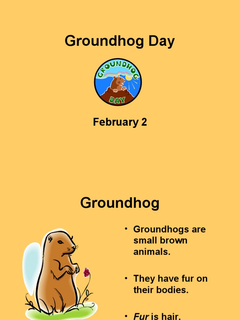 Groundhog Day Powerpoint | PDF | Mystery, Thriller & Crime Fiction