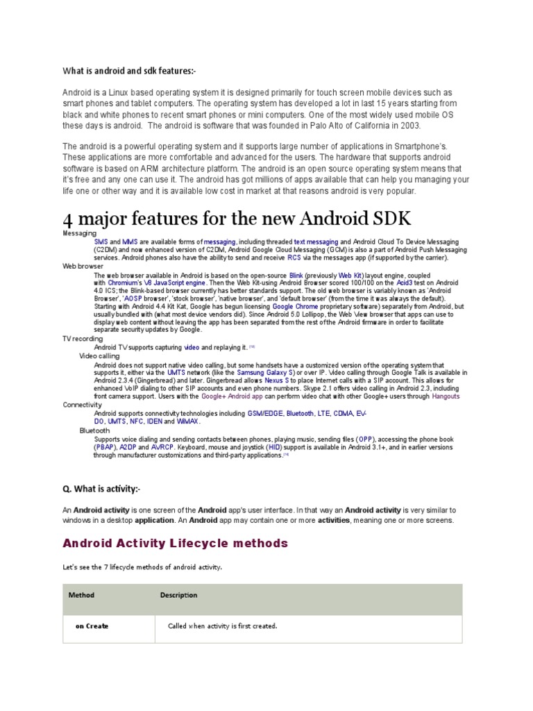 Mobile Application Development | PDF | Android (Operating System) | Application Software
