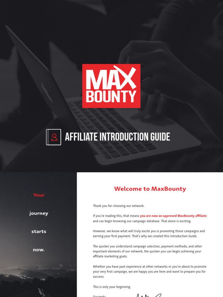 MaxBounty Affiliate Intro Guide | PDF | Advertising | Payments