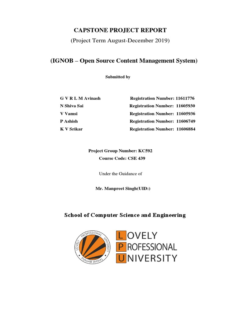 KC592 IGNOB Capstone Project PDF | PDF | Php | My Sql