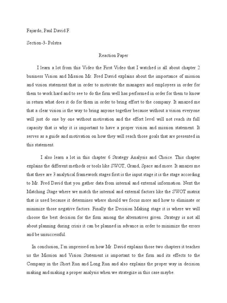 Polstra Assignment | PDF | Career & Growth