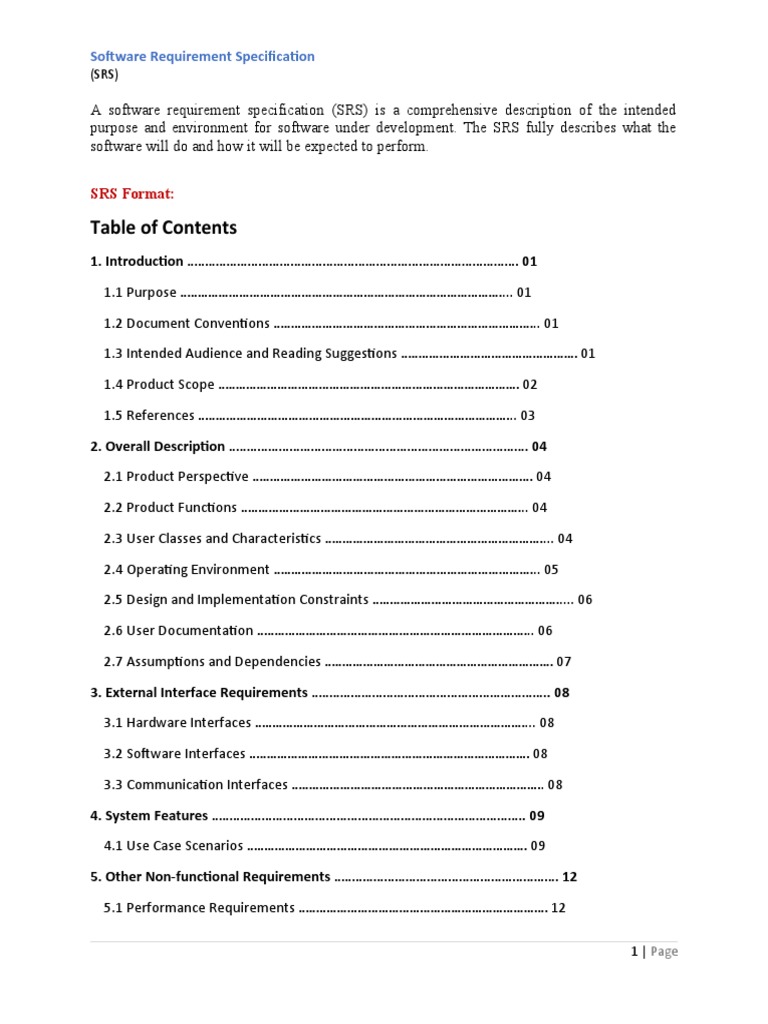 A Software Requirement Specification | PDF | Use Case | User (Computing)