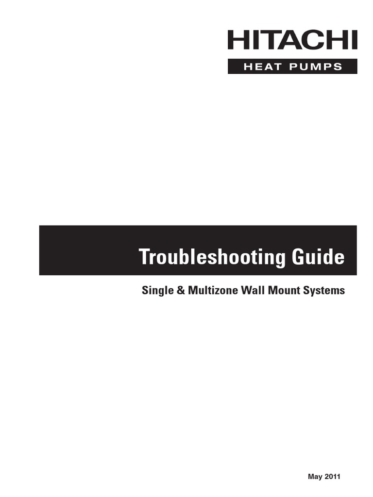 Hitachi AC Troubleshooting Guide | PDF | Power Supply | Printed Circuit ...