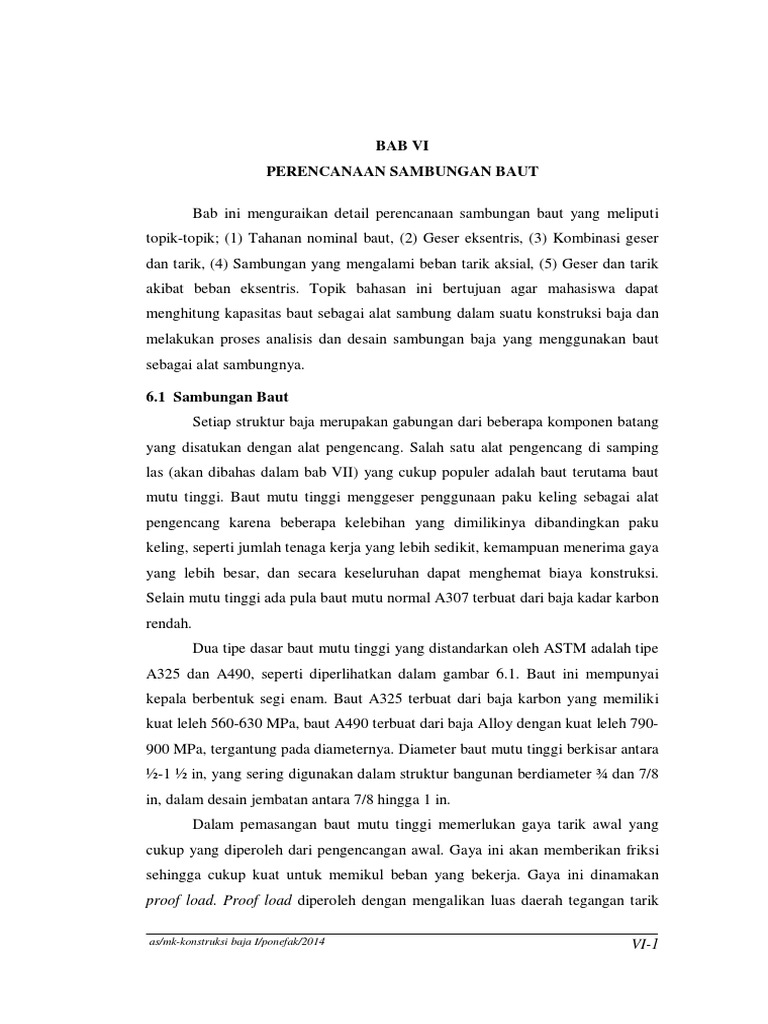 Baut Mutu Tinggi | PDF