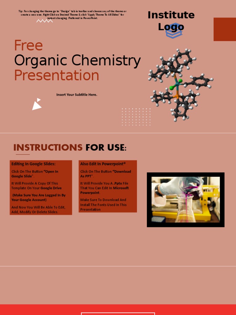 025 Free Organic Chemistry Google Slides Themes PPT Template | PDF ...