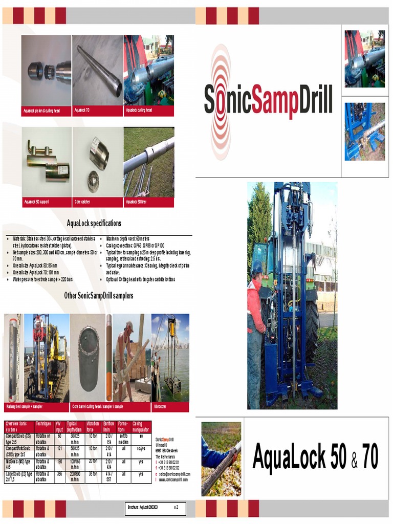 AquaLock Soil Sampler Overview | PDF | Geotechnical Engineering | Porosity