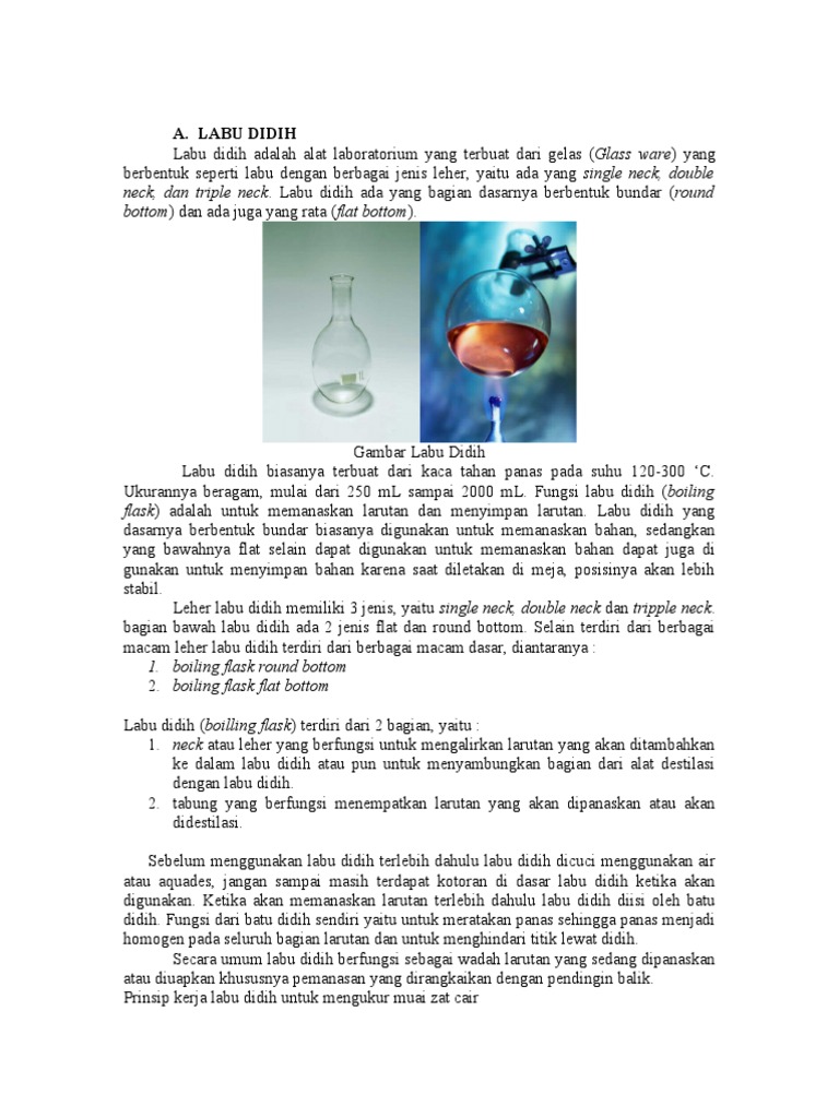 Labu Didih Dan Dilatometer | PDF